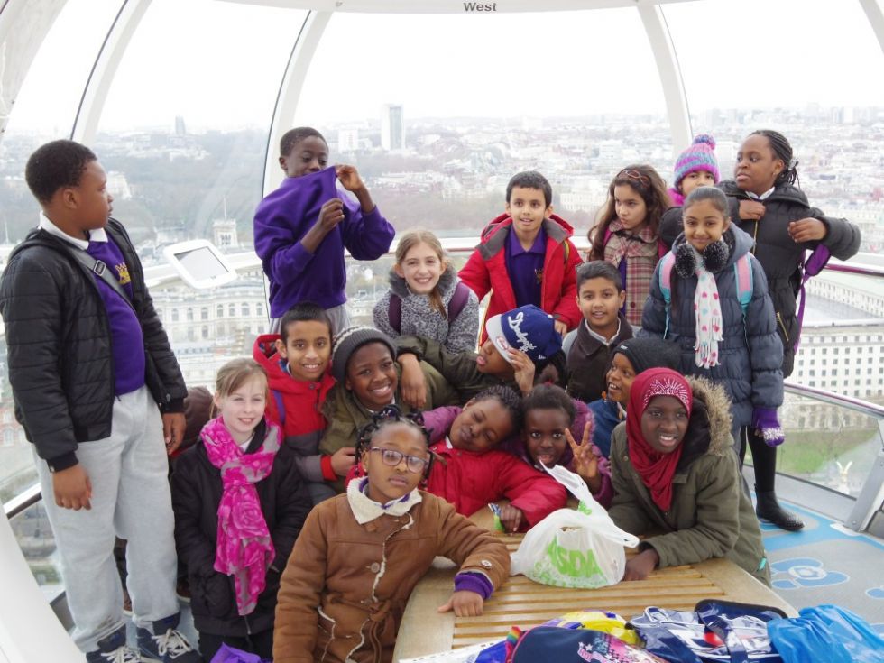 Kingsmead Primary - Orange Class visit the London Eye